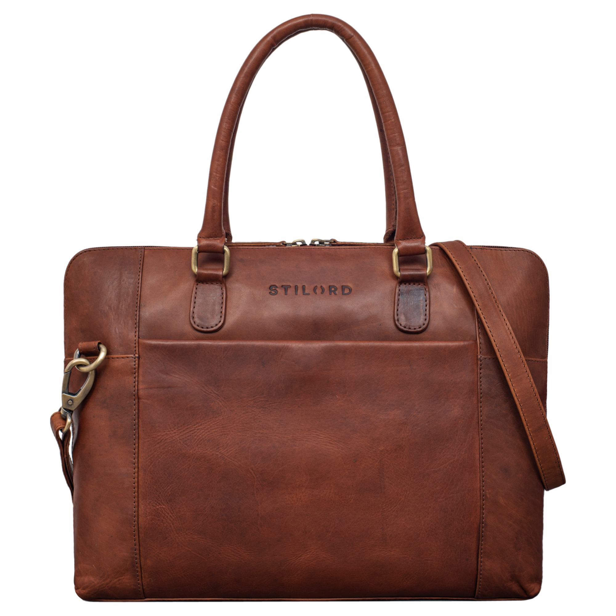 "Latoya" Arbeitstasche elegant Leder | STILORD