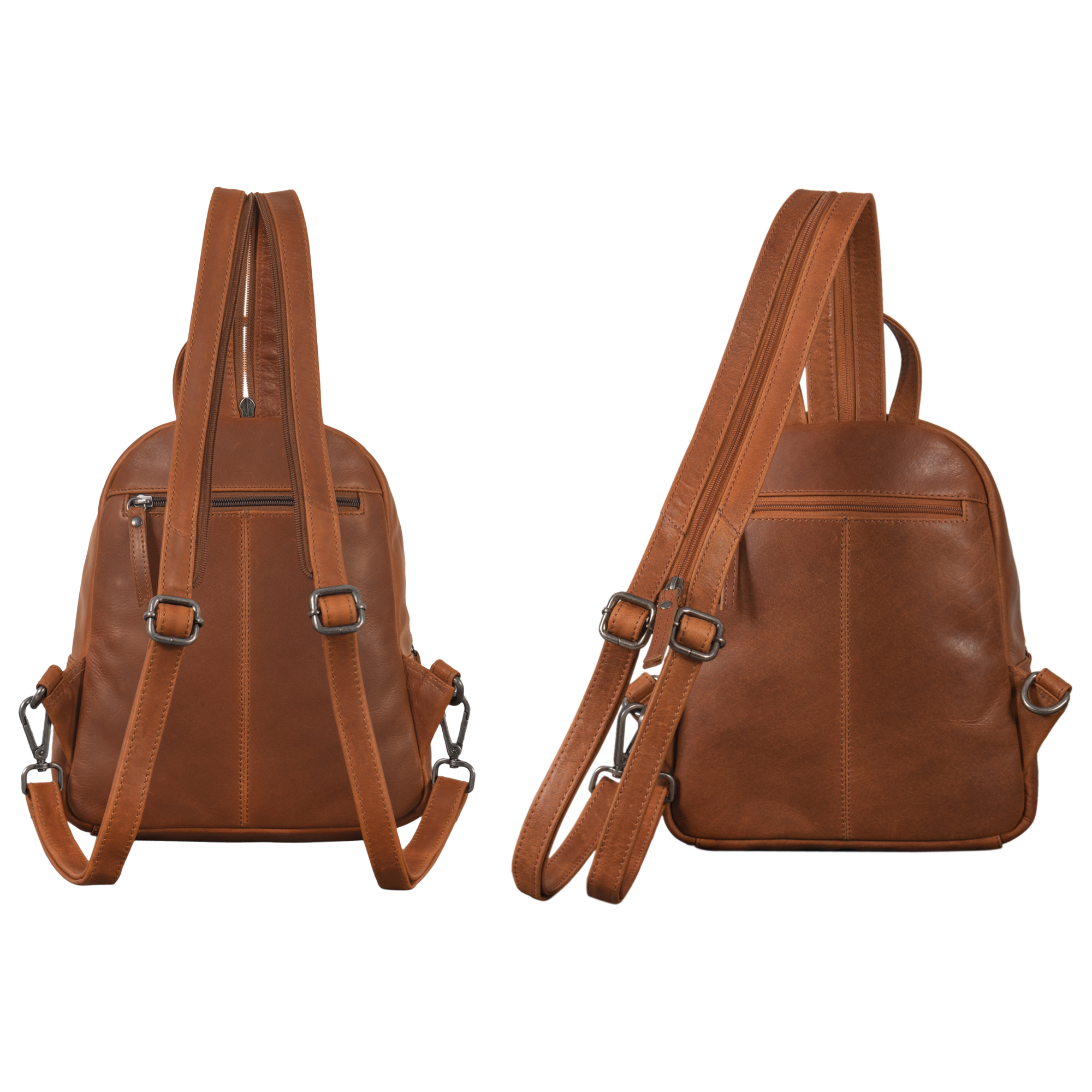 "Rey" Crossbody Rucksack Leder Damen | STILORD