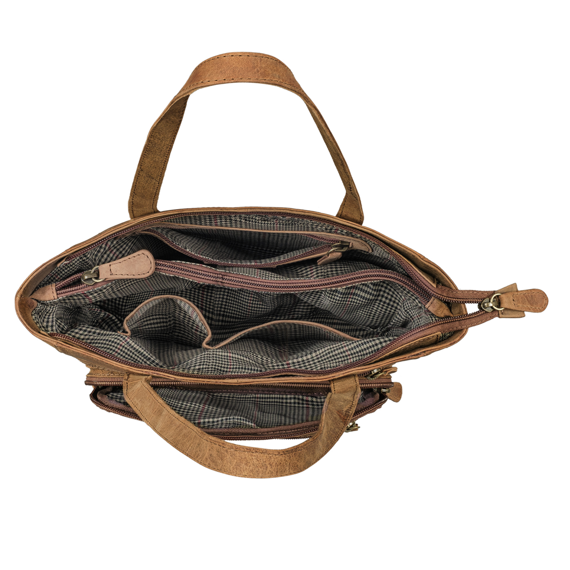 "Jolene" Vintage Shopper Damen Leder Handtasche Groß | STILORD